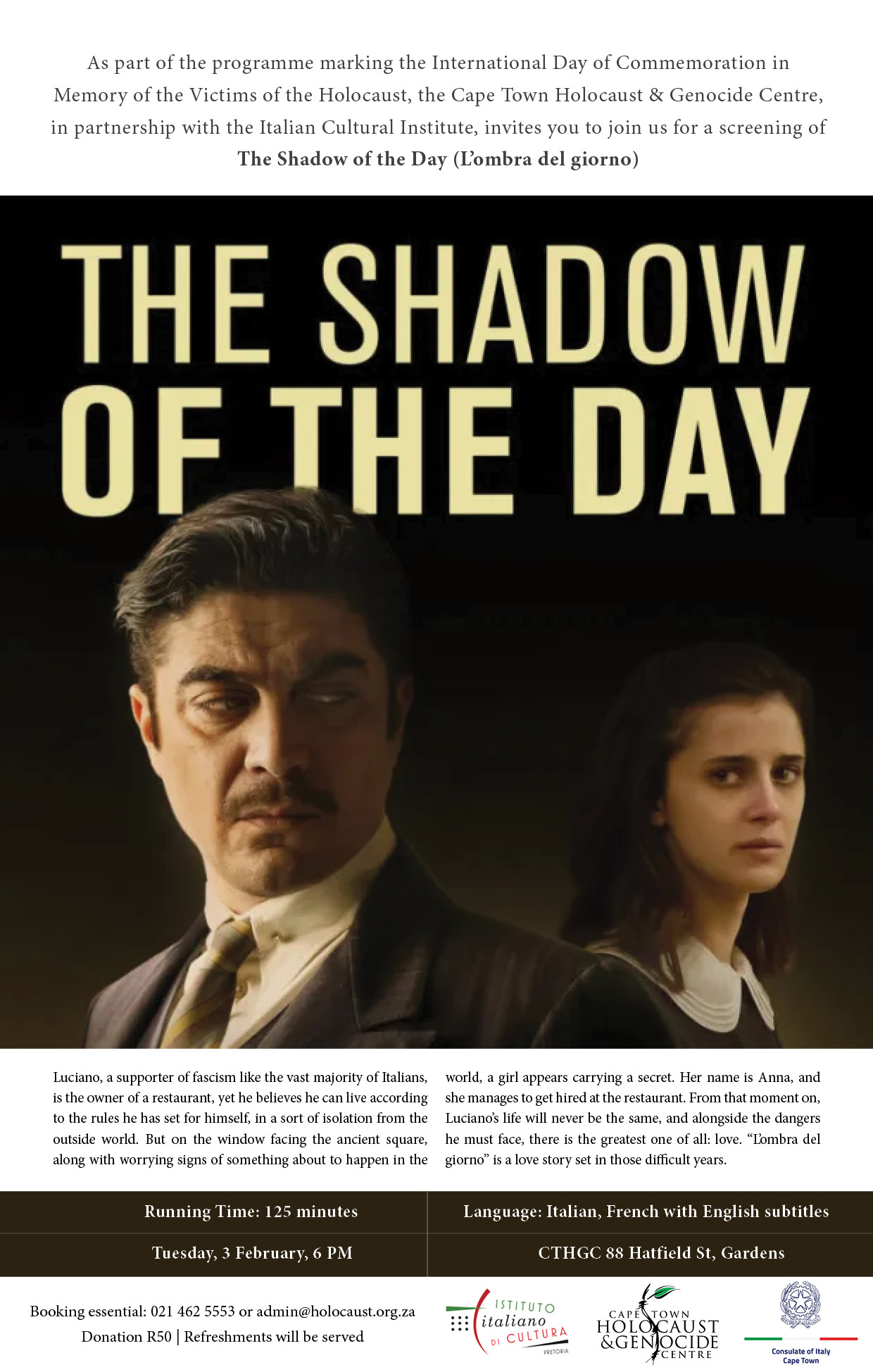 Remembrance Day – L’ombra del giorno (The shadow of the day ...